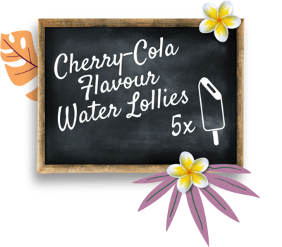 Jamaica Cherry Cola Water Sticks - Jamaica Ice Cream